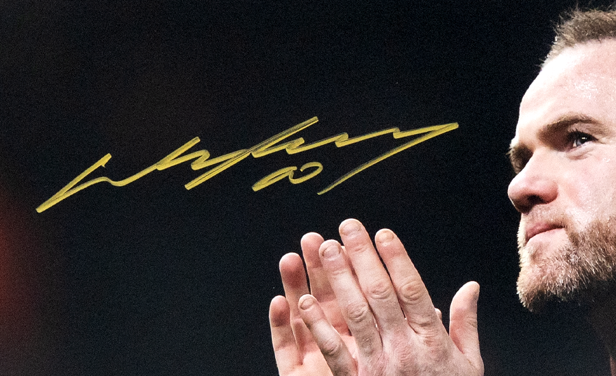 Wayne Rooney Autograph: Authentic Examples & Value